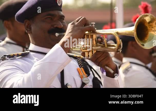 AMRAVATI, MAHARASHTRA, INDIA, JANUARY 26 : Parading at Jawaharlal Nehru ...