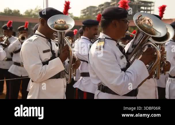 AMRAVATI, MAHARASHTRA, INDIA, JANUARY 26 : Parading at Jawaharlal Nehru ...