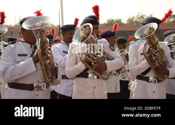 AMRAVATI, MAHARASHTRA, INDIA, JANUARY 26 : Parading at Jawaharlal Nehru ...
