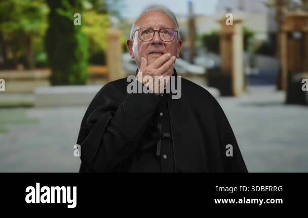 Elderly man in priest uniform Stock Videos & Footage - HD and 4K Video ...