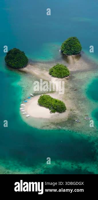 Boslon Island in Surigao del Sur. Britania Island. Mindanao ...