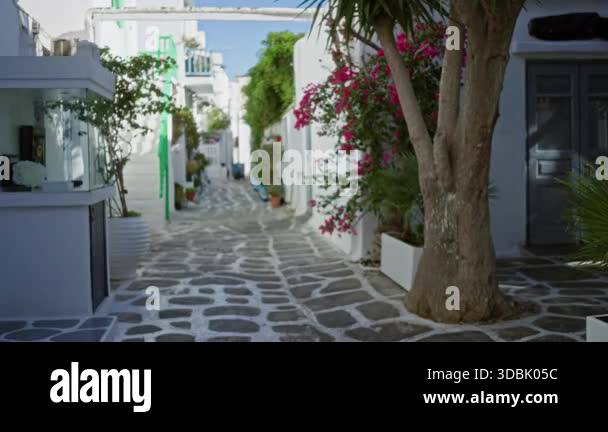 Narrow street flagstone pavement Stock Videos & Footage - HD and 4K ...
