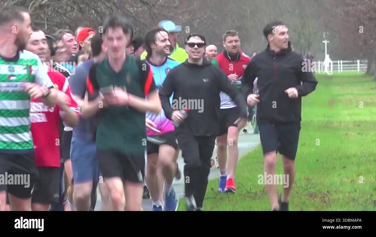 Kneecap’s Moglai Bap runs 10K for Gaza charity, meets Irish president ...