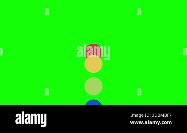A colorful circle transition animation appears from the bottom and ...