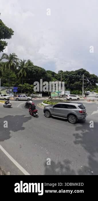 Traffic island on the roundabout Stock Videos & Footage - HD and 4K ...