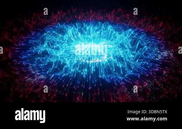 Glowing Energy Explosion Motion Background Loop Animated Stock Video ...