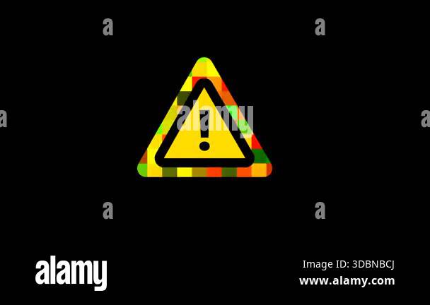 Triangular warning symbol with exclamation mark representing general ...