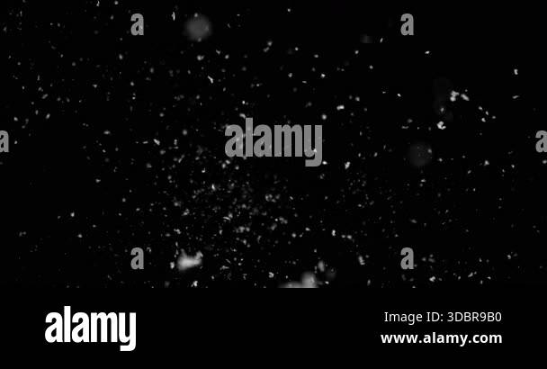 Slow Motion Footage of Falling Snow Captured with a High-speed Camera ...