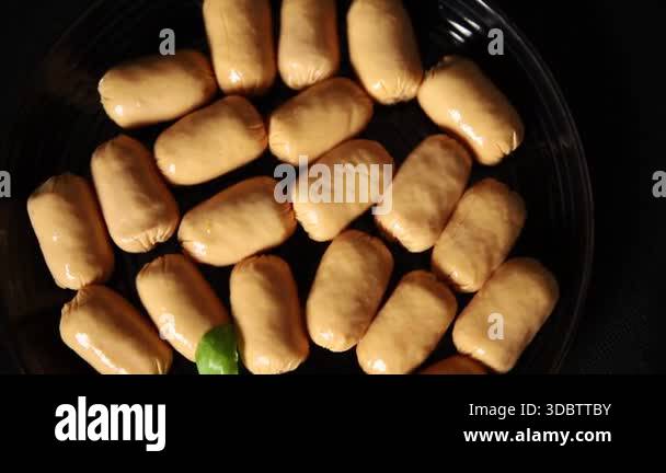 Sausages cocktail mini sausage meat portion size fast food tasty snack ...