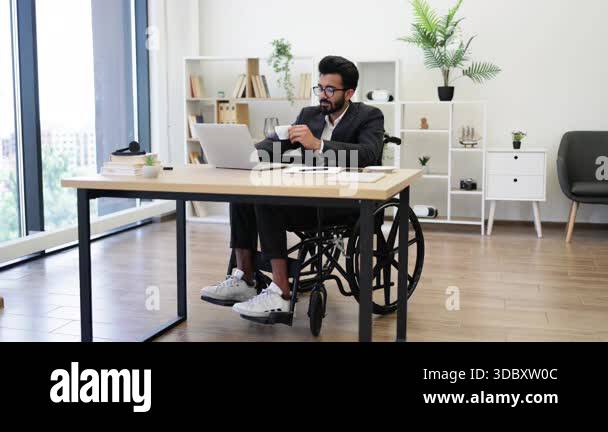 Wheelchair accessible office desk Stock Videos & Footage - HD and 4K ...
