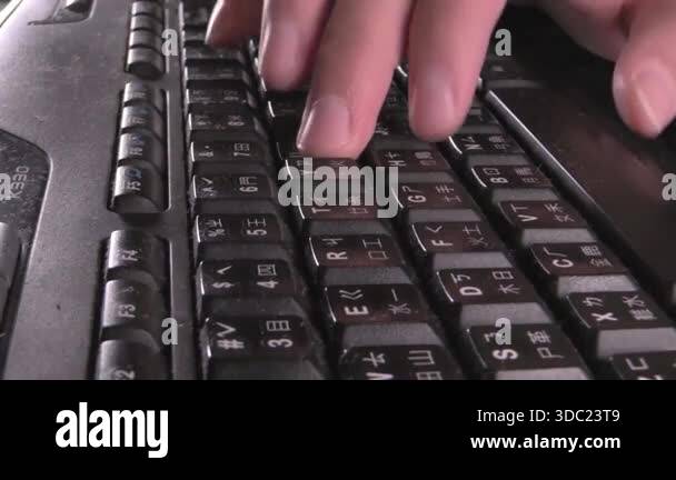 Unlocking creativity through quick typing on a sleek keyboard late at ...