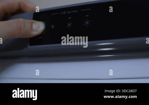 Alert indicator blinking. Adjusting the temperature on the touch panel ...