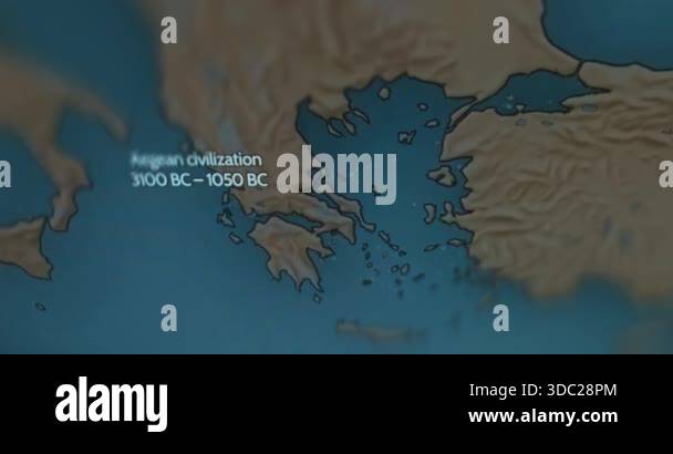 Evolution of Greece since year 3100 BC Stock Video Footage - Alamy