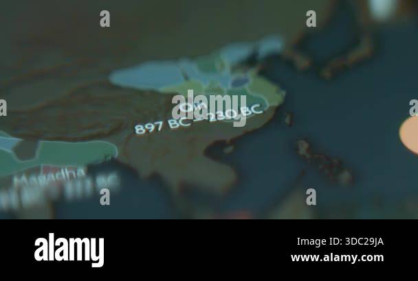 The development of Chinese civilization since year 897 BC, timelapse ...