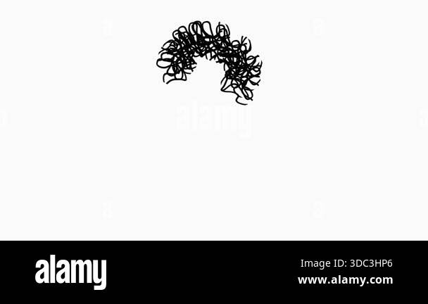 Hand Drawn Question Mark Symbol Animation With Curvy Lines Stock Video ...