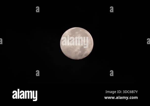 Cairo,Egypt - December 6, 2025: The full moon in December, supermoon ...