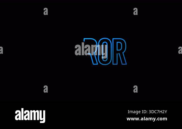 Error warning alert line symbol loopable background. Cyber technology ...