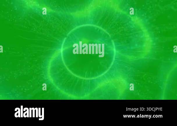 Electric Energy Core with Pulsating Plasma Fields Green Screen Stock ...
