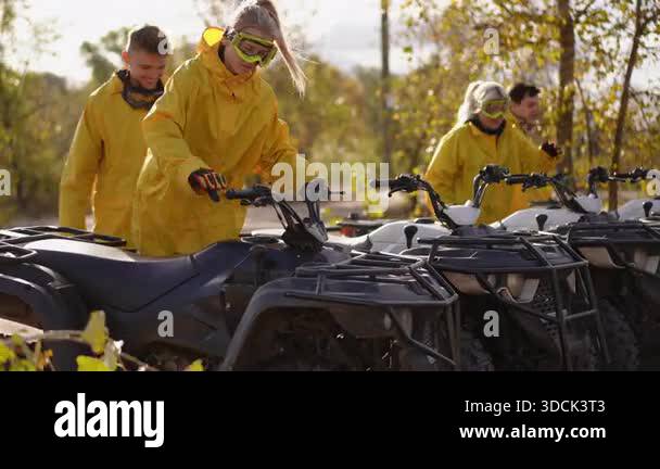 White riders in yellow jackets Stock Videos & Footage - HD and 4K Video ...