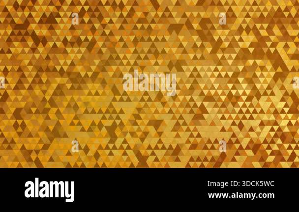 Tessellated grid of equilateral triangles in gold, yellow, and brown ...