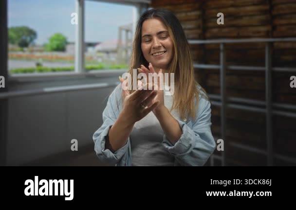 Woman clapping hands together in Stock Videos & Footage - HD and 4K ...