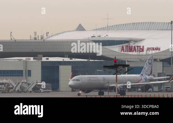 ALMATY, KAZAKHSTAN - JUNE 26, 2025: Aeroflot 95 years with you Livery ...
