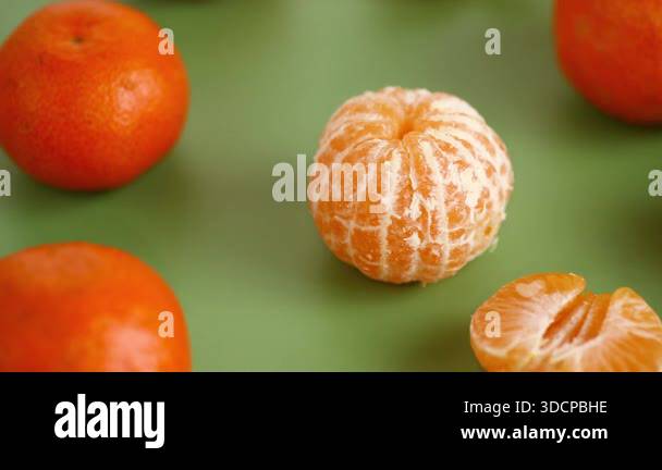 Whole mandarin orange segments Stock Videos & Footage - HD and 4K Video ...