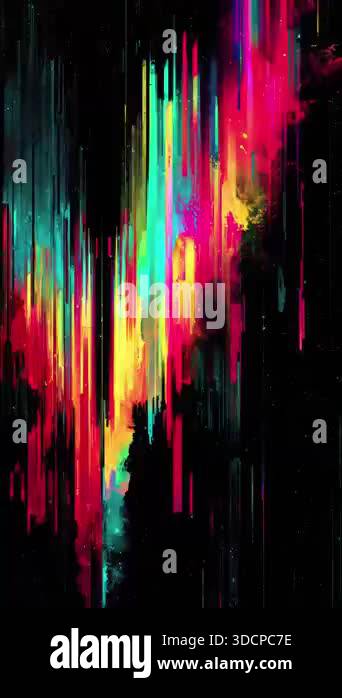 Futuristic cyberpunk glitch transition with pixel noise. High quality ...