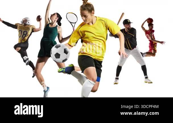Dynamic collage athletes performing Stock Videos & Footage - HD and 4K ...
