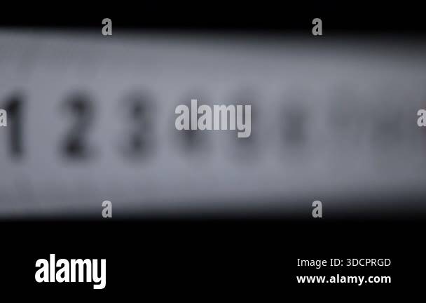 White metal ruler, professional tool, macro details, Macro photography ...