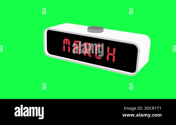 White virtual reality headset rotating on green screen background ...