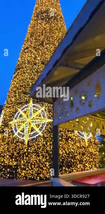 Public christmas tree lights Stock Videos & Footage - HD and 4K Video ...