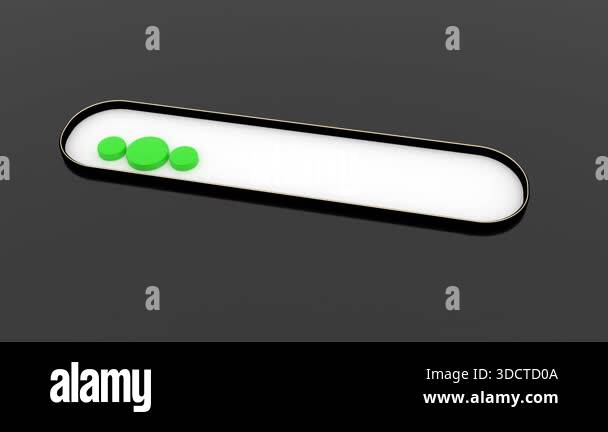 Dialog box loading answer able to loop endless 4k Stock Video Footage ...