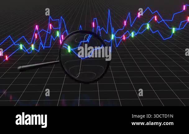 Financial graph market stock, chart trade able to loop endless 4k Stock ...