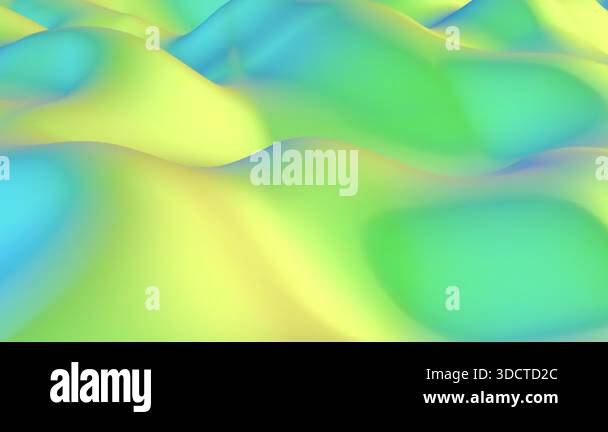 Green yellow wave hills able to loop endless 4k Stock Video Footage - Alamy