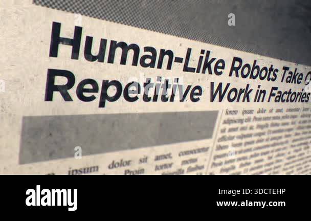 Human-Like Robots Take Over Repetitive Work in Factories Headline ...
