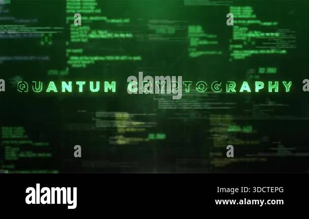 Quantum Cryptography Style Hologram Video Stock Video Footage - Alamy