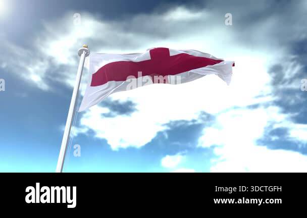 England Flag Loop 4K Stock Video Footage - Alamy