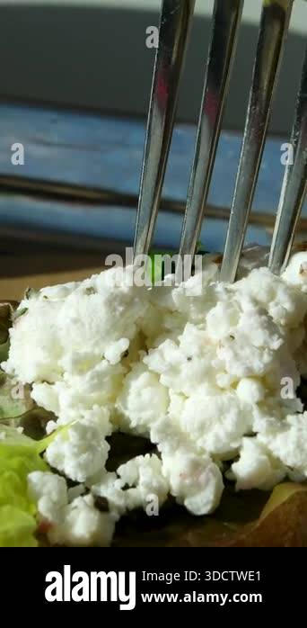 Feta cheese sandwich Preparing Sandwich Ingredients on Cutting Board ...