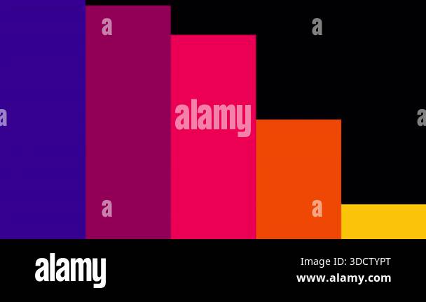 Slide transitions with multi colored animation, ideal for video ...