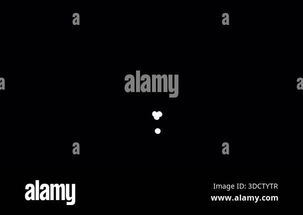 Thinking cartoon cloud animation, 4k video Stock Video Footage - Alamy