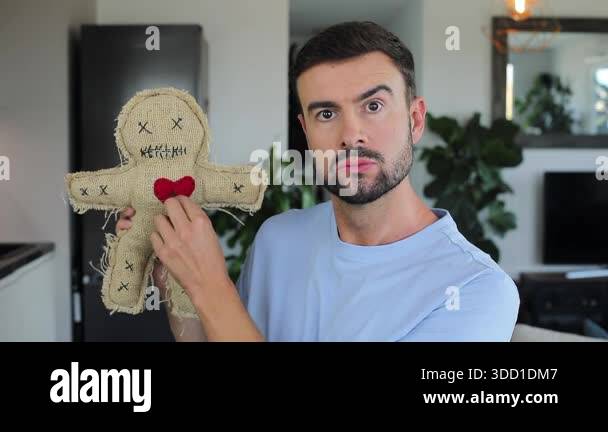 Comedic video of a man with esoteric experience holding traditional ...