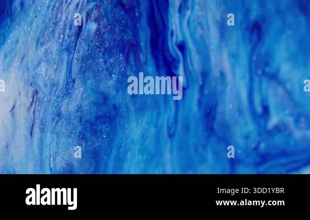 Shimmer mix. Vibrant sparkling texture. Defocused blue pink color paint ...