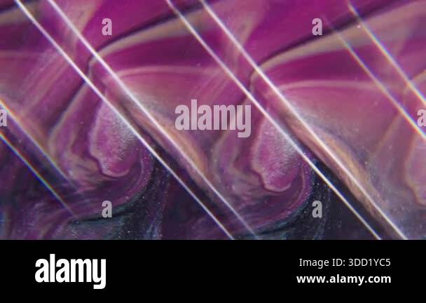 Ink triangle. Paint texture. Defocused purple pink neon colorful wet ...