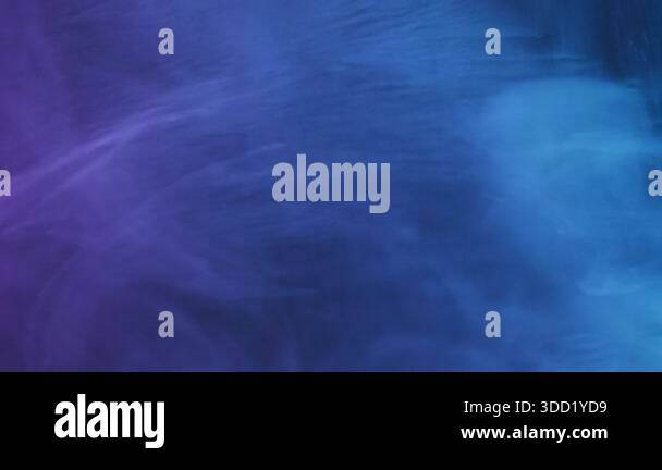Steam fluid. Smoke cloud. Blur blue purple neon color paint splash ...