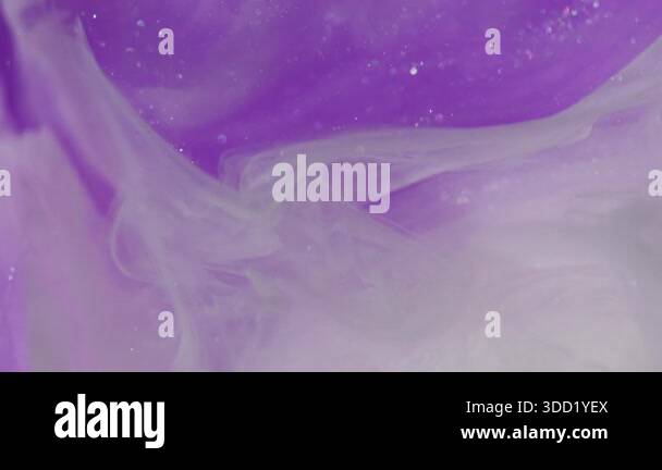 Shiny ink. Glitter cloud. Defocused purple white colorful shimmer ...