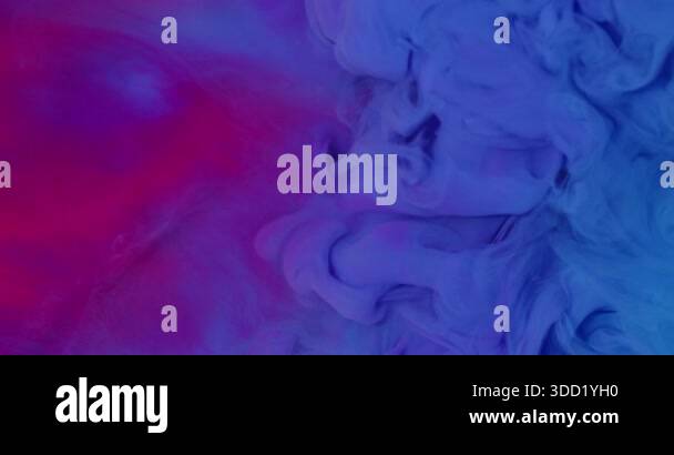 Cloud blend. Ink fluid. Defocused blue pink purple color fume wave ...