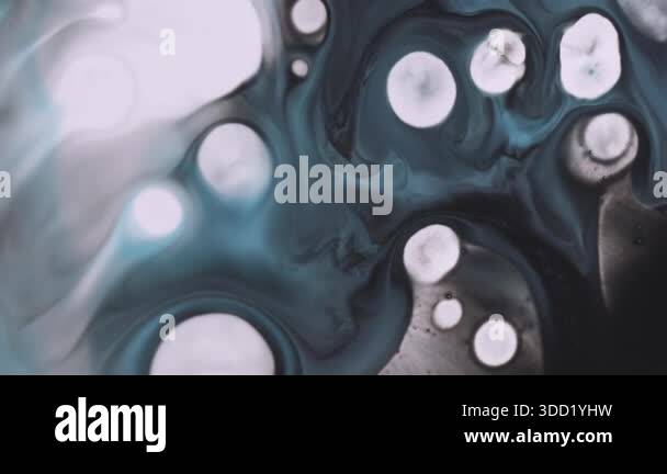 Paint blot. Splatter water. Blur white blue purple color flowing ...