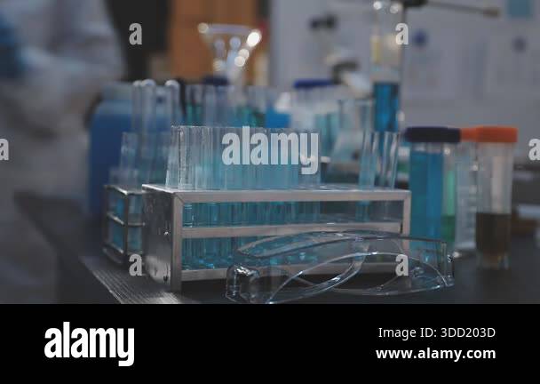 Researchers working in the clinical laboratory Stock Video Footage - Alamy