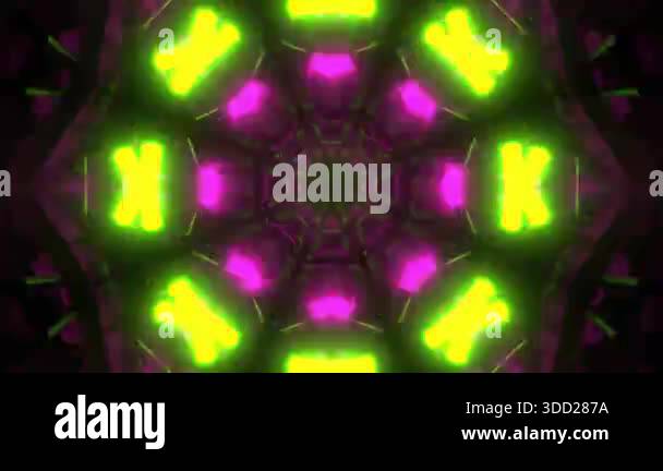 kaleidoscope abstract background texture Stock Video Footage - Alamy